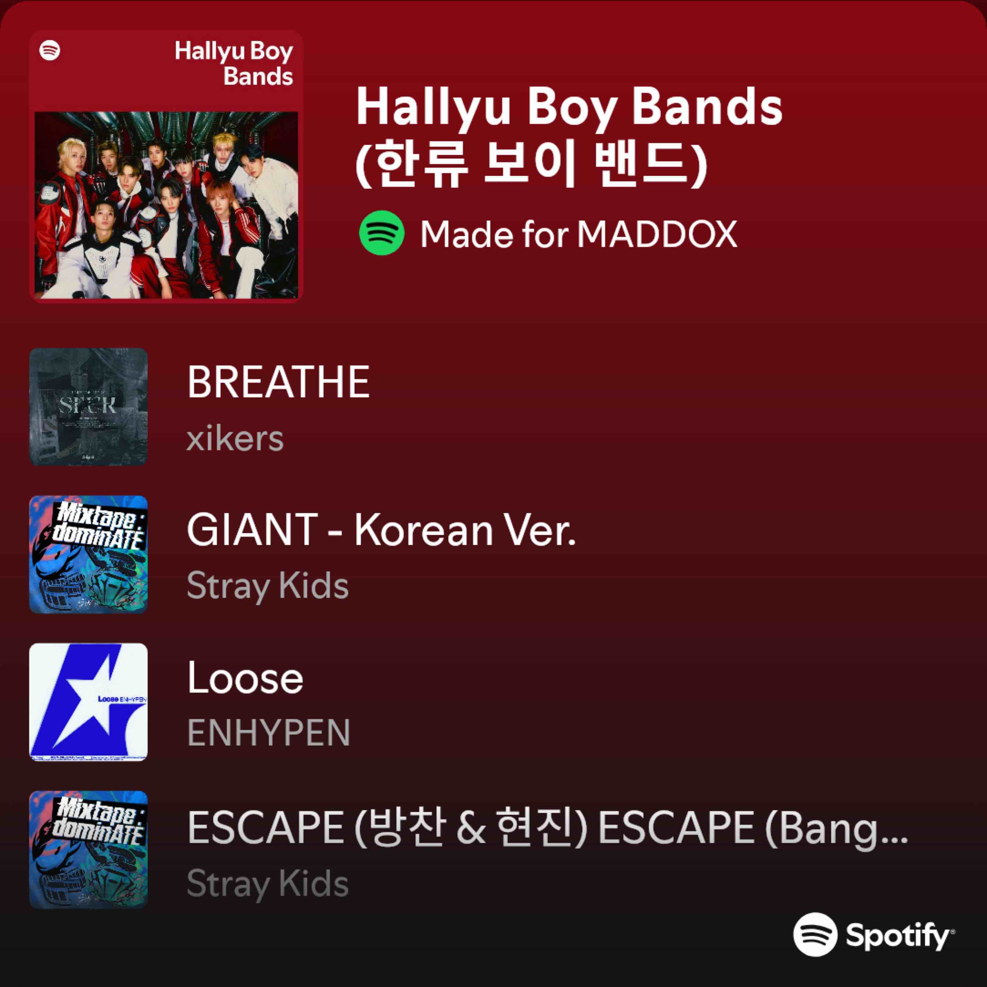 Hallyu Boy Bands (한류 보이 밴드) | Spotify Playlist