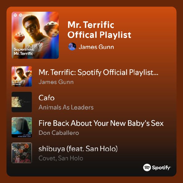 Mr. Terrific Offical Playlist - playlist by James Gunn | Spotify